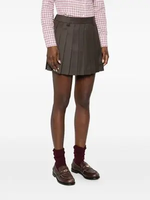 Miu Miu Wool Mini Skirt