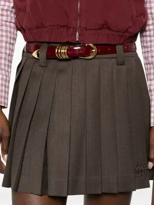Miu Miu Wool Mini Skirt