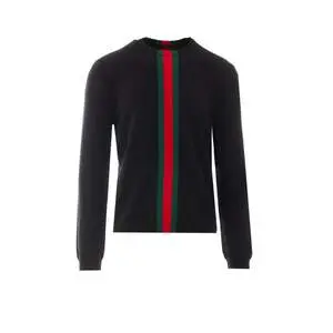 Gucci Web Intarsia Sweater - Black