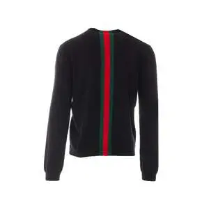 Gucci Web Intarsia Cashmere Sweater