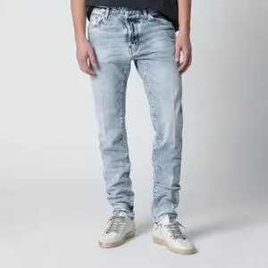 Dsquared2 Vintage-effect Stretch Denim Jeans - Blue