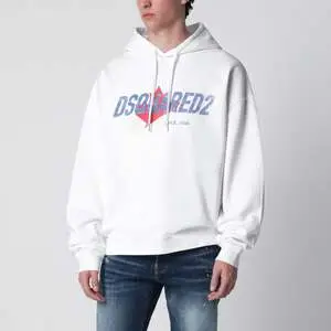 Dsquared2 Relaxed-fit Sweatshirt With Logo Print - White