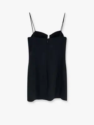 Givenchy Cutaway Satin Mini Dress