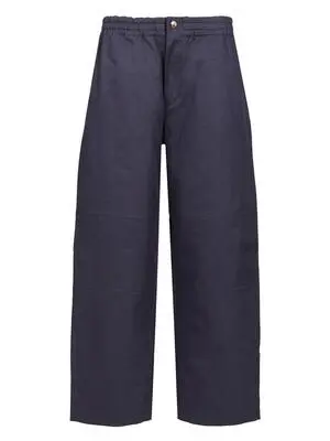 Moncler Cotton Gabardine Trousers - Blue