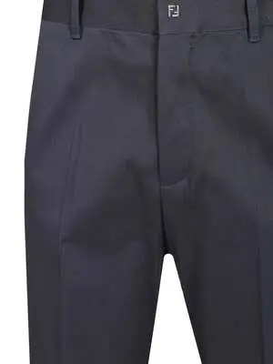 Fendi Gabardine Cigarette Trousers