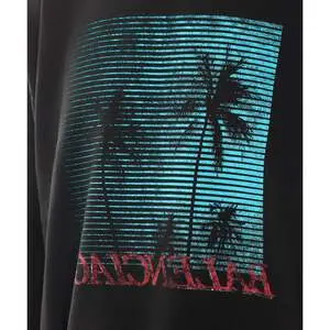 Balenciaga Logo Sweatshirt With Palm Tree Print