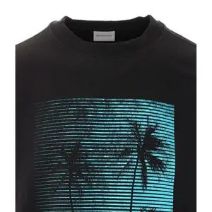 Balenciaga Logo Sweatshirt With Palm Tree Print