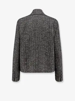 Dolce & Gabbana Wool Blend Striped Double-breasted Blazer