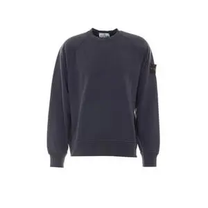 Stone Island Logo Sweatshirt - Blue