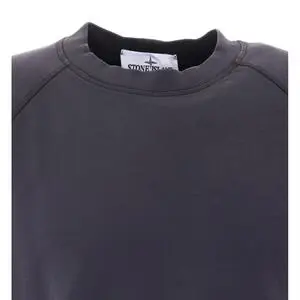 Stone Island Logo Sweatshirt - Blue