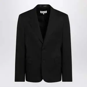 MAISON MARGIELA Wool Single-breasted Jacket - Black