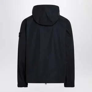 Stone Island Navy Cotton Zip-up Jacket