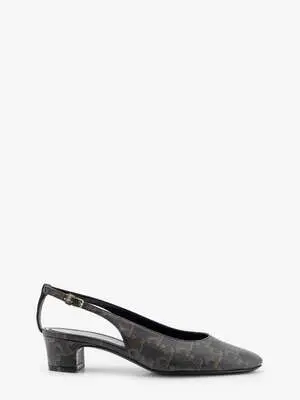 Celine Neo City Triomphe Coated Canvas Decollete - Multicolor