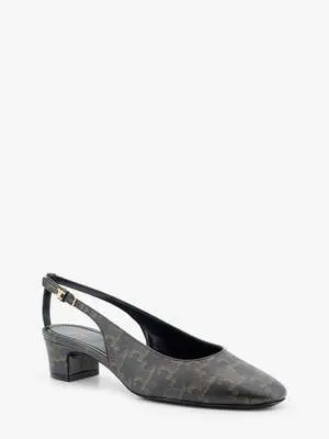 Celine Neo City Triomphe Coated Canvas Décollet - Multicolor