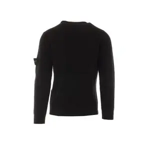Stone Island Logo Sweater - Black