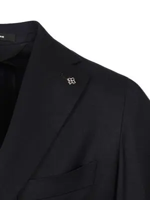 Tagliatore Wool And Silk Suit - Blue