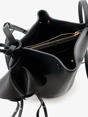 Givenchy Nano Snap Leather Crossbody Bag - Black