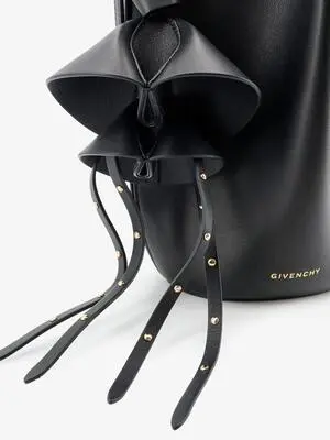 Givenchy Nano Snap Leather Crossbody Bag - Black