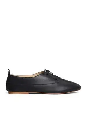 Celine Perforated Richelieu Shoes - Black