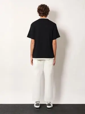 Dolce & Gabbana Cotton T-shirt With Flocked Logo Print - Multicolor