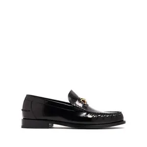 Versace Leather Loafers - Black