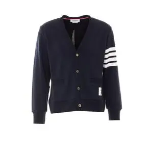 Thom Browne 4bar Cardigan - Black