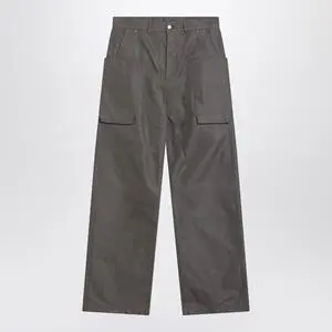 Rick Owens Dust-colored Cotton-blend Trousers