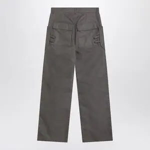 Rick Owens Dust-colored Cotton-blend Trousers