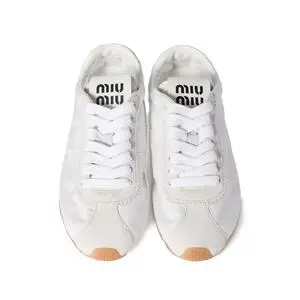 Miu Miu Plume Sneakers - White