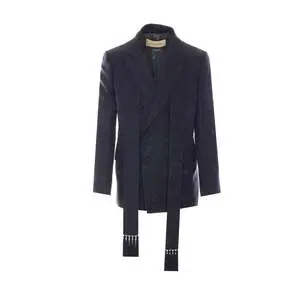 Valentino Garavani Double Breasted Jacket - Blue