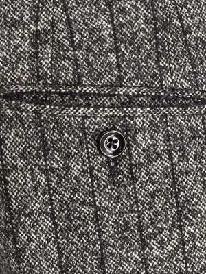 Dolce & Gabbana Striped Wool Blend Trousers