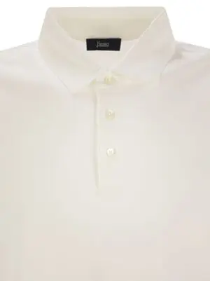 Herno Cotton Jersey Polo Shirt