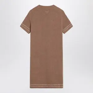 Prada Camel-coloured Cashmere Short Dress