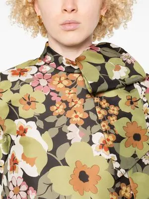 Celine Printed Silk Shirt