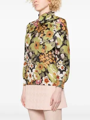 Celine Printed Silk Shirt