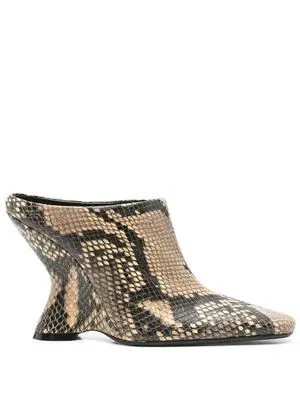 Dries Van Noten Leather Asymmetric Boots - Brown