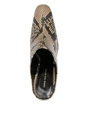 Dries Van Noten Leather Asymmetric Boots