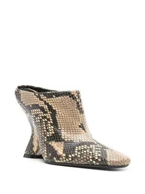 Dries Van Noten Leather Asymmetric Boots