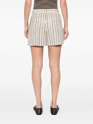 Brunello Cucinelli Striped Linen Shorts