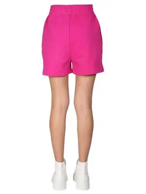 Moschino Shorts With Vinyl Logo