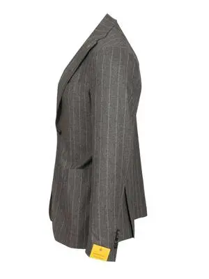 Tagliatore Montecarlo Pinstriped Suit - Gray