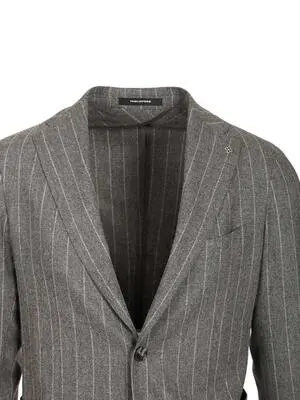 Tagliatore Montecarlo Pinstriped Suit - Gray
