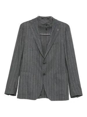 Tagliatore Montecarlo Pinstriped Suit - Gray