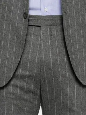 Tagliatore Montecarlo Pinstriped Suit - Gray