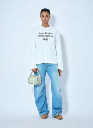 Acne Studios Logo Motif Long-sleeve T-shirt