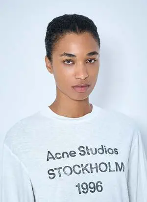 Acne Studios Logo Motif Long-sleeve T-shirt