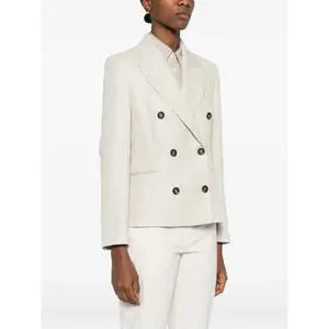 Brunello Cucinelli Neutrals Jackets Blazers
