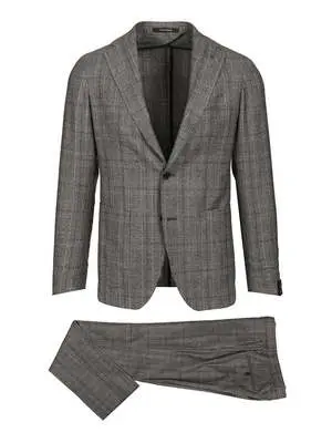 Tagliatore Montecarlo Prince Of Wales Suit I - Gray