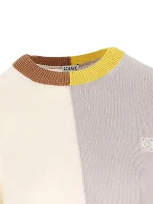 Loewe Wool Asymmetric Sweater - Multicolor