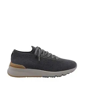 Brunello Cucinelli Fabric Sneakers - Gray